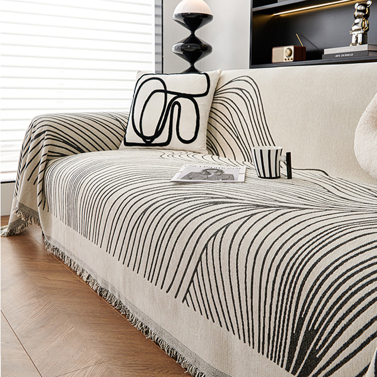 Reversible Jacquard Sofa / Couch Cover – Slashop.Inc