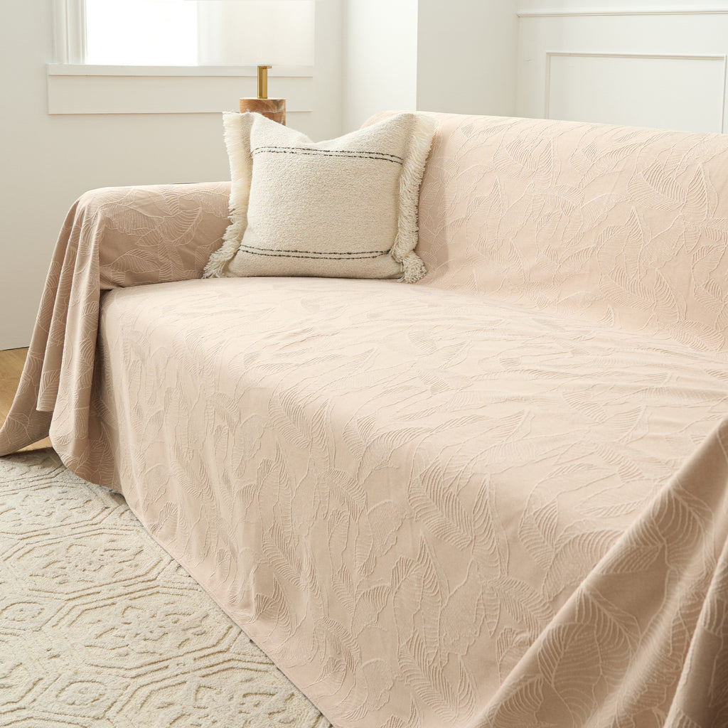 Elegance Leaf Pattern Sofa Cover - Limited Time Offer – Slashop.Inc