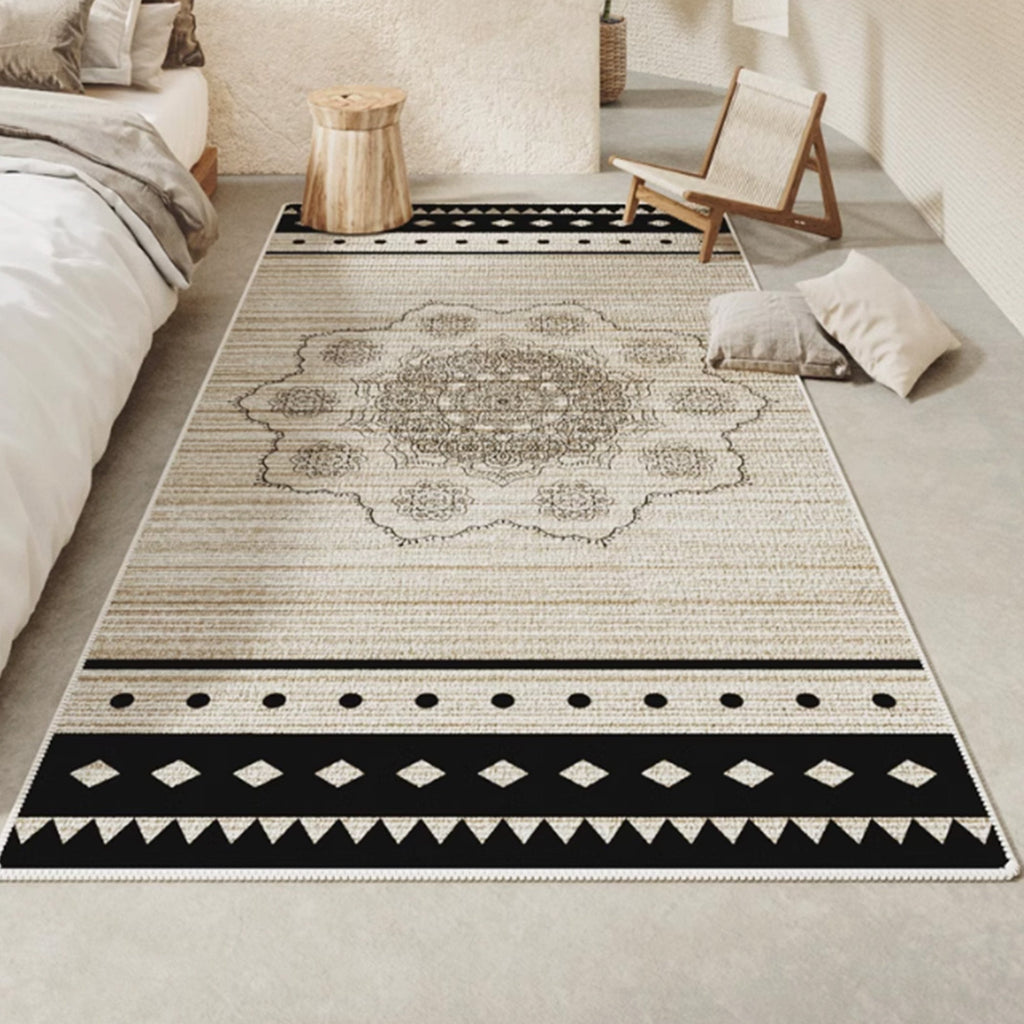 Easy Clean Rug Tribal Mandala Spillproof Boho Bedroom Area Rug - Limit ...