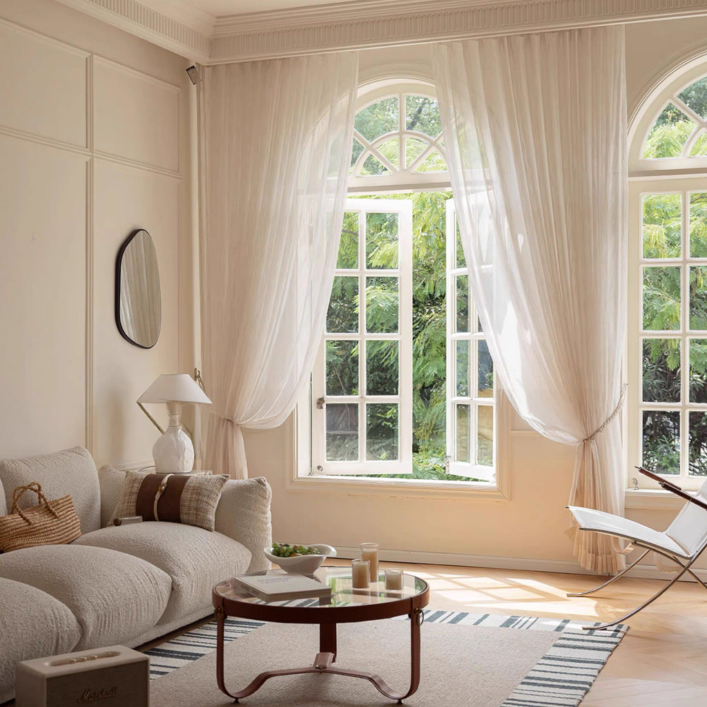 Lightweight Sheer Textured Curtain – Slashop.Inc