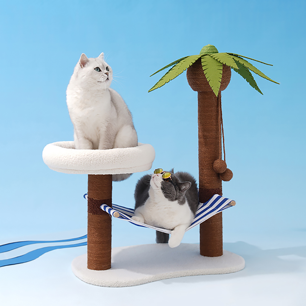 ZEZE Pets Palm Oasis Cat Tree – Slashop.Inc